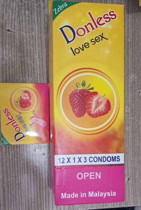 Donless Love Sex Condom 12×1×3 Packs Bd