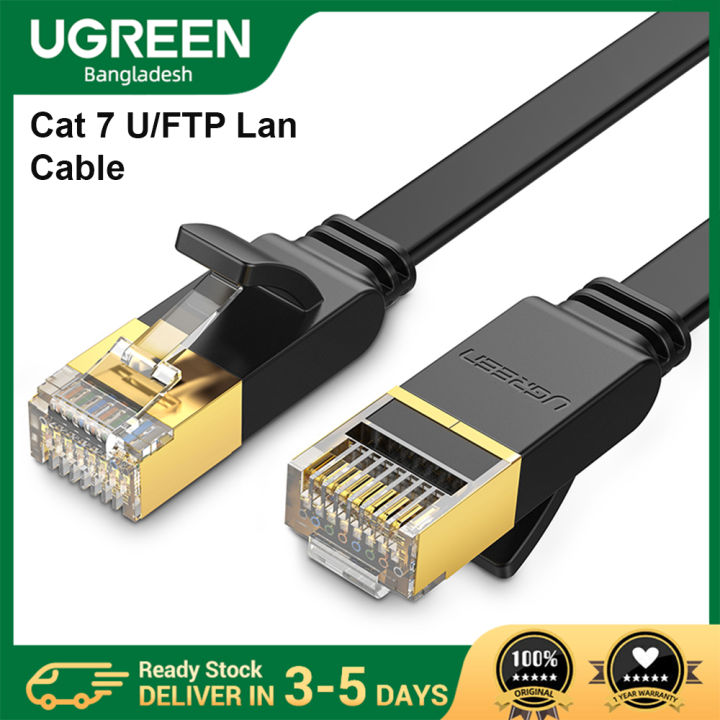 UGREEN NW106 Cat 7 U/FTP Lan Cable - 3M/5M/8M/10M - Transmission Speed ...