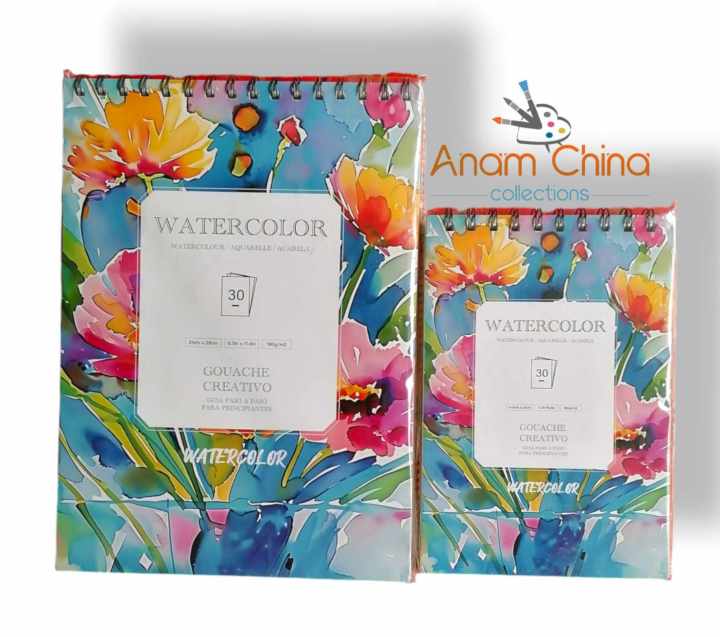 WaterColor/Aquarelle/Acarela Pad A4/A5 30 sheet | Daraz.com.bd