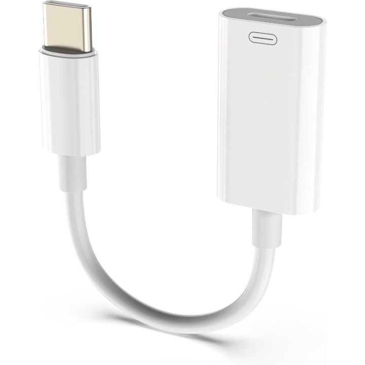 USB-C Male to Lightning Female Adapte, Type-C to Lightning Audio ...