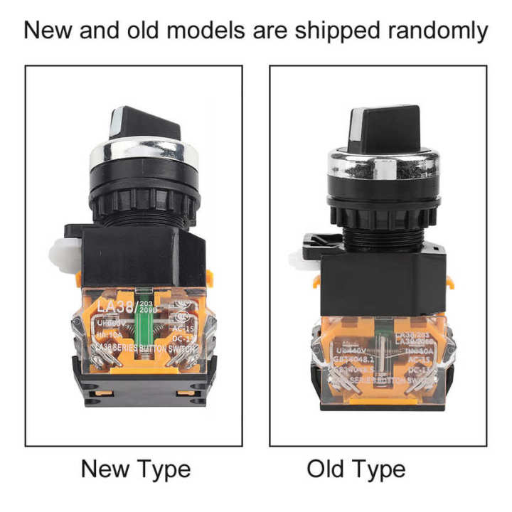 3 Position 2NO Maintained Select Selector Switch Rotary LA38-20X3 ...