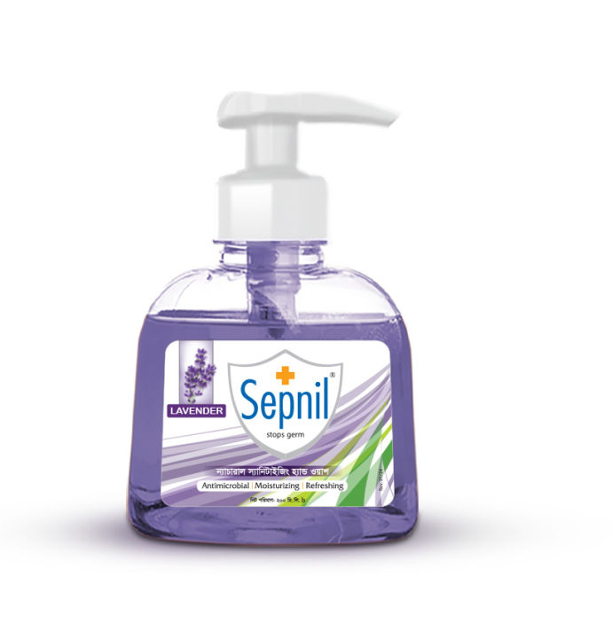 Sepnil Natural Sanitizing Handwash (Lavender) - 200 ml | Daraz.com.bd