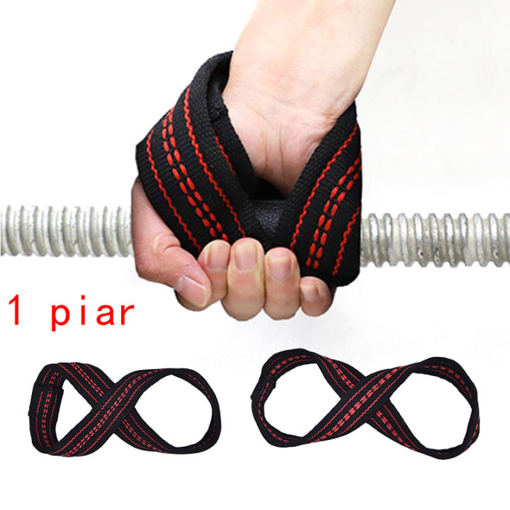 【Be worth】 Figure 8 Weight Lifting Straps Wrist Strap Pull-ups ...