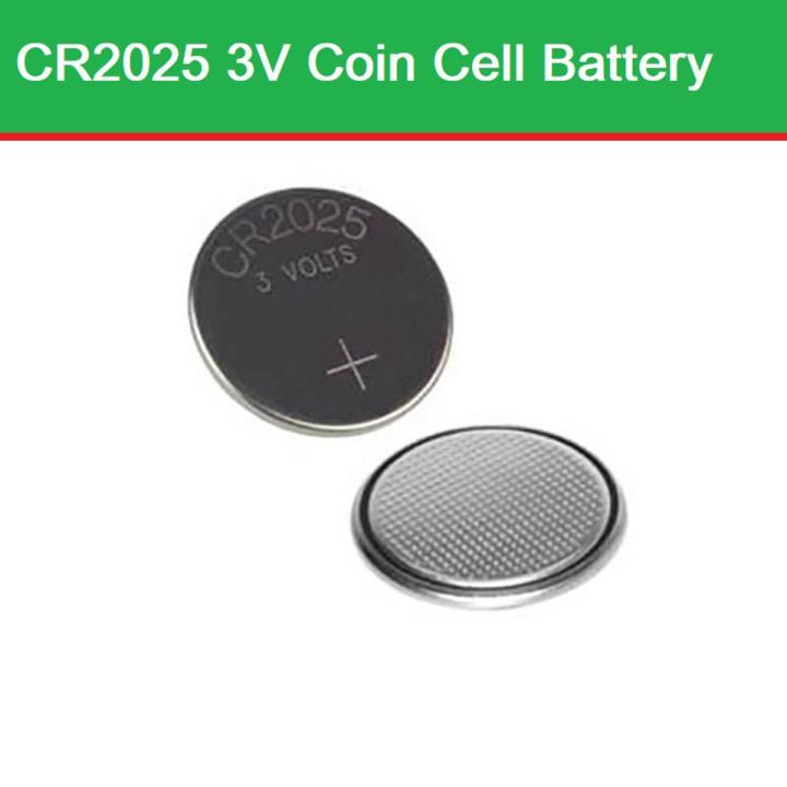 CR2025 CR-2025 2025 3V Lithium Battery Coin Button Cell Watch Batteries ...