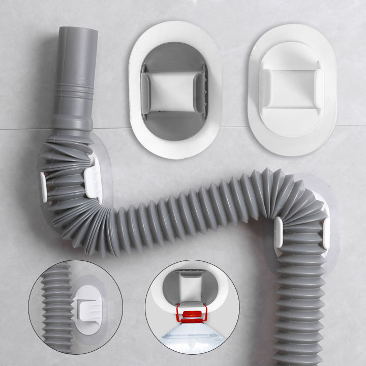 1/4/6Pcs 30-38mm Pipe Clamp Hooks Rack Bathroom Suction Hanging Pipe ...