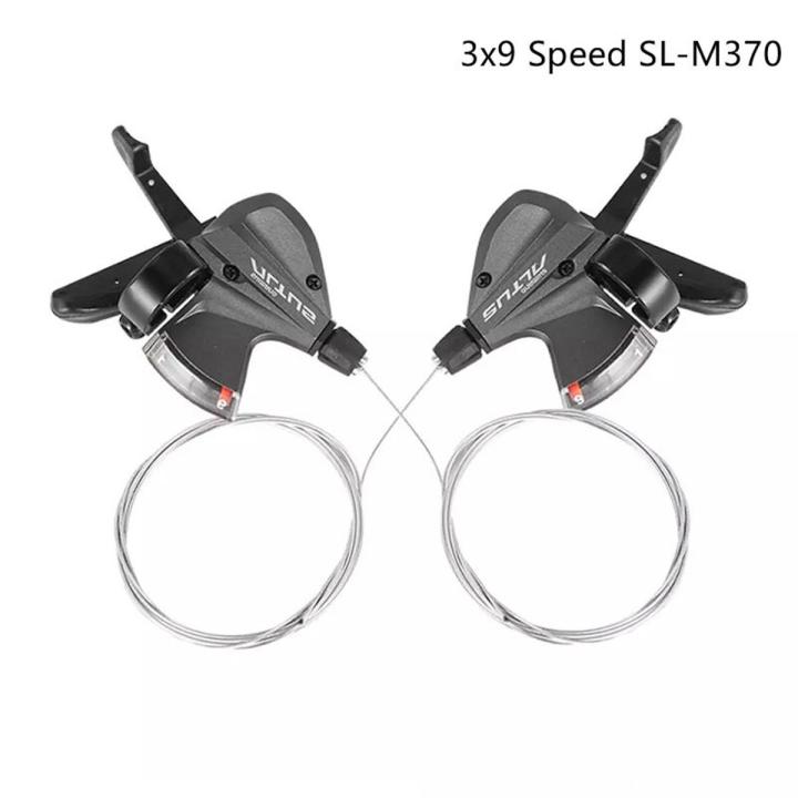 M370 Shifting Lever Set Left Right 3x9 27 Speed Bike Folding Shifter ...