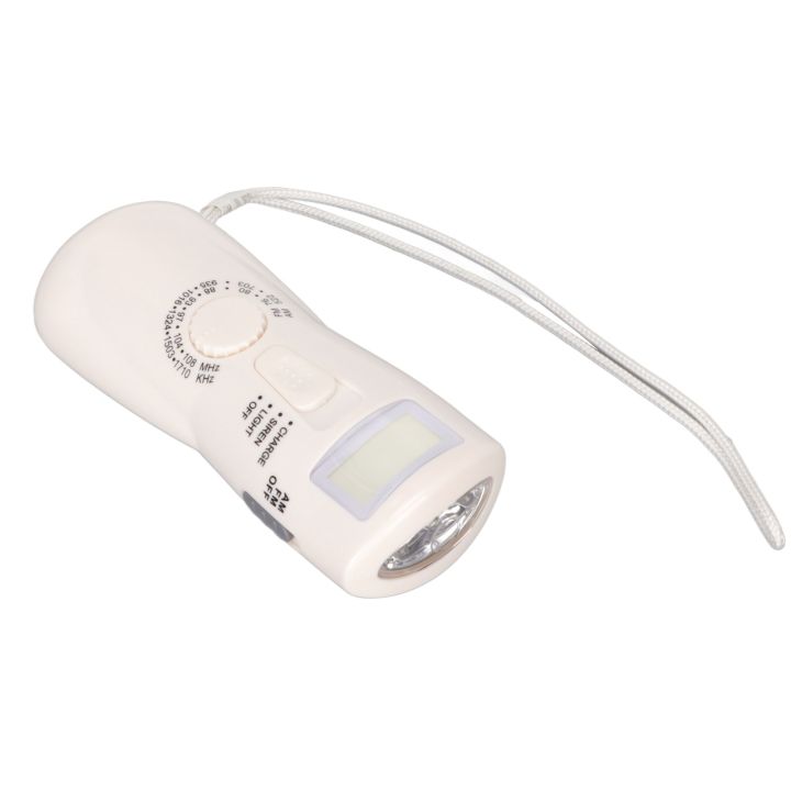 RD‑360 Hand Crank Flashlight Radio 3LED Multifunctional Portable ...