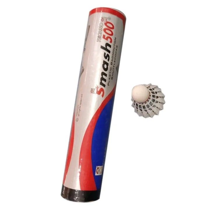 Smash 500 Badminton Shuttlecock (10 Pcs) - Enjoy Badminton Games With ...