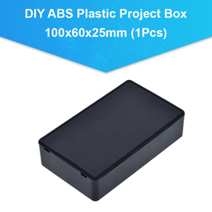 DIY Plastic Electronic Project Box Instrument Cabinet 100x60x25mm ...