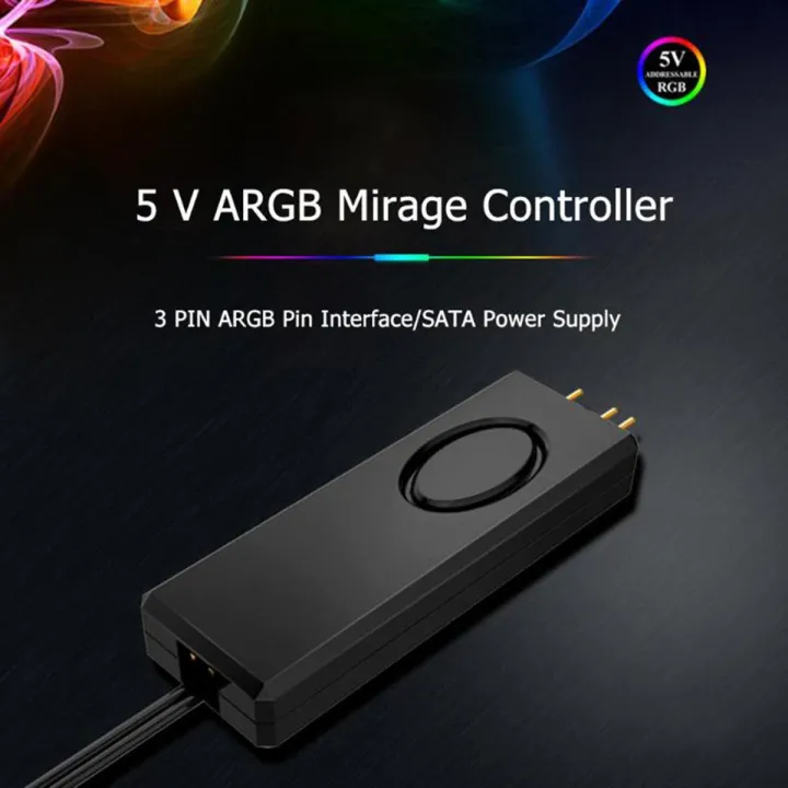 【In-demand】 5V 3Pin SATA ARGB Controller for Computer Case CPU Fan ...