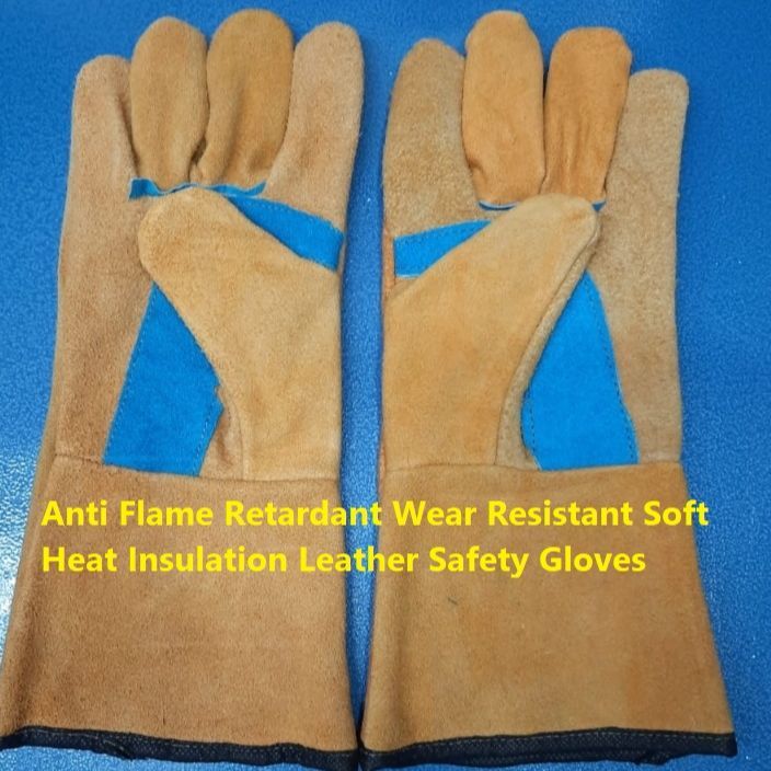 1Pair- Anti Flame Retardant Wear Resistant Soft Heat Insulation Leather ...