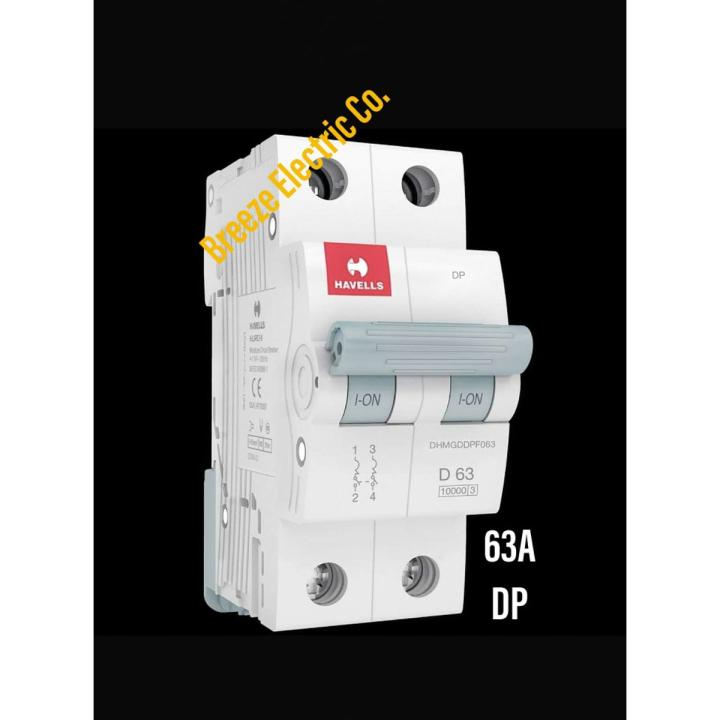 Havells Circuit Breaker 63A DP MCB. Model: Euro-II. India. | Daraz.com.bd