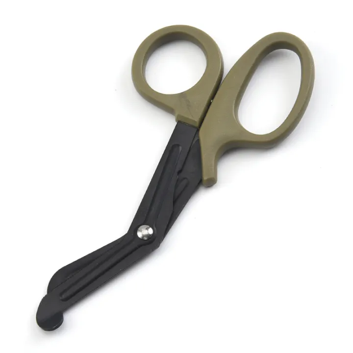 CecyliaXion Medical Rescue Scissors with Sheath Stainless Steel Wound ...