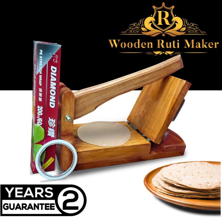 Manual Wood Magic Ruti Maker with free ruti poly paper & both gum tape ...