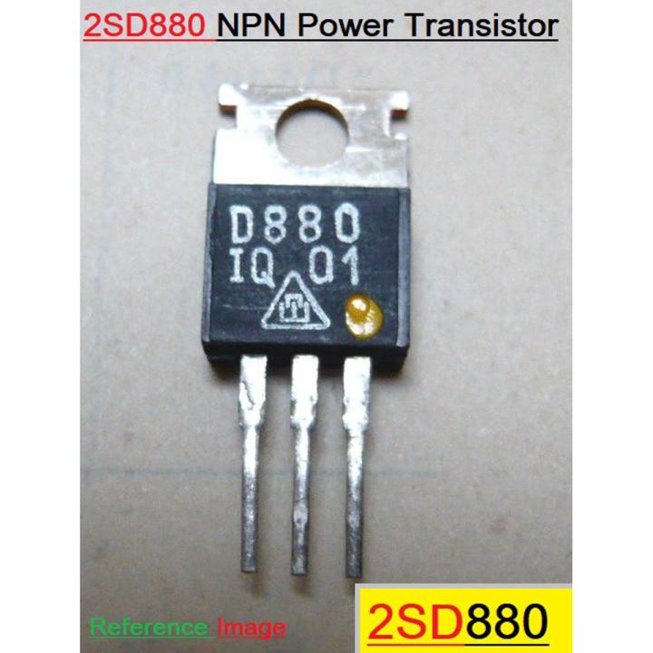 5Pcs- D880 2SD880 880 NPN Transistor 60V 3A 30W Bipolar Silicon Power ...