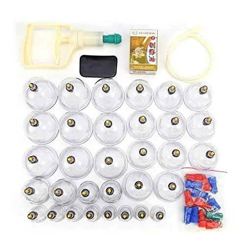 Hijama/Cupping/Sunnah Therapy 1 set with 32 pcs cup | Daraz.com.bd