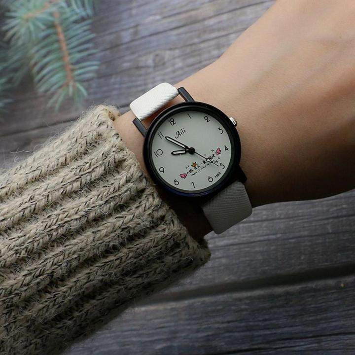 Primary School Student Fashion Girl Watch Cute Little Girl Watch Kids ...