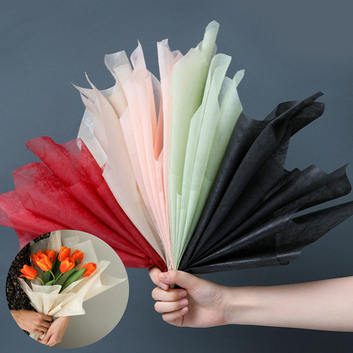 Flower Packaging Paper Translucent Milk Cotton Lining Paper For Florist ...