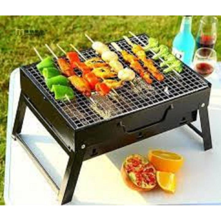 Portable Barbecue Machine BBQ - Black | Daraz.com.bd