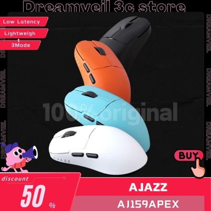 In Stock Ajazz Aj159apex Gaming Mouse Wireless 8k 3mode Aj159 Pro ...