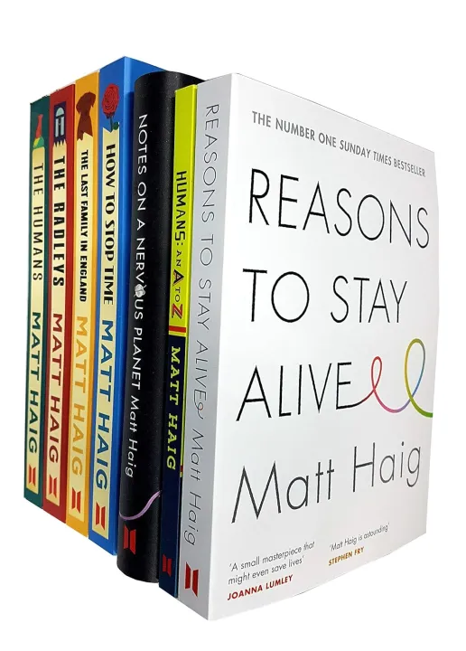 Matt Haig Collection 7 Books Set (Reasons To Stay Alive, Notes On A ...