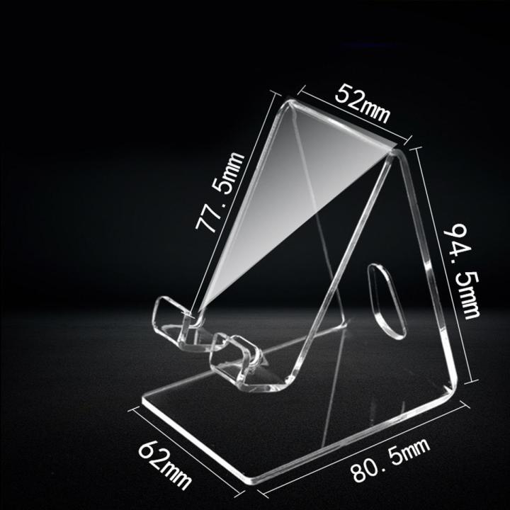 Transparent Cell Phone Holder Acrylic Display Stand Clear Phone Rack ...