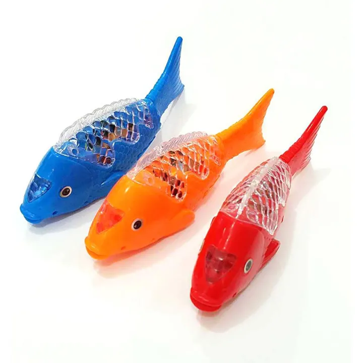 Projection Electric Swing Fish with Music Light Toy | Daraz.com.bd