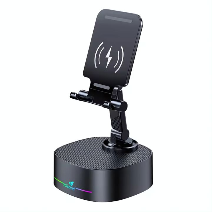 Mobile Stand Phone Stand with Bluetooth Speaker Height Adjustable ...