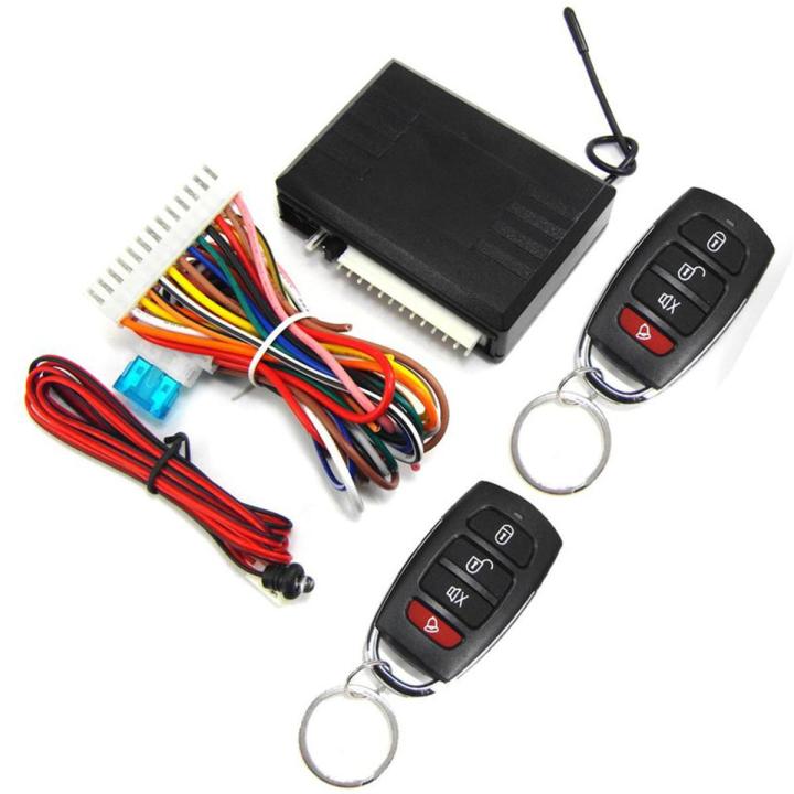 Vehicle Keyless Entry System Universal 12V Car Remote Kit Anti-theft ...