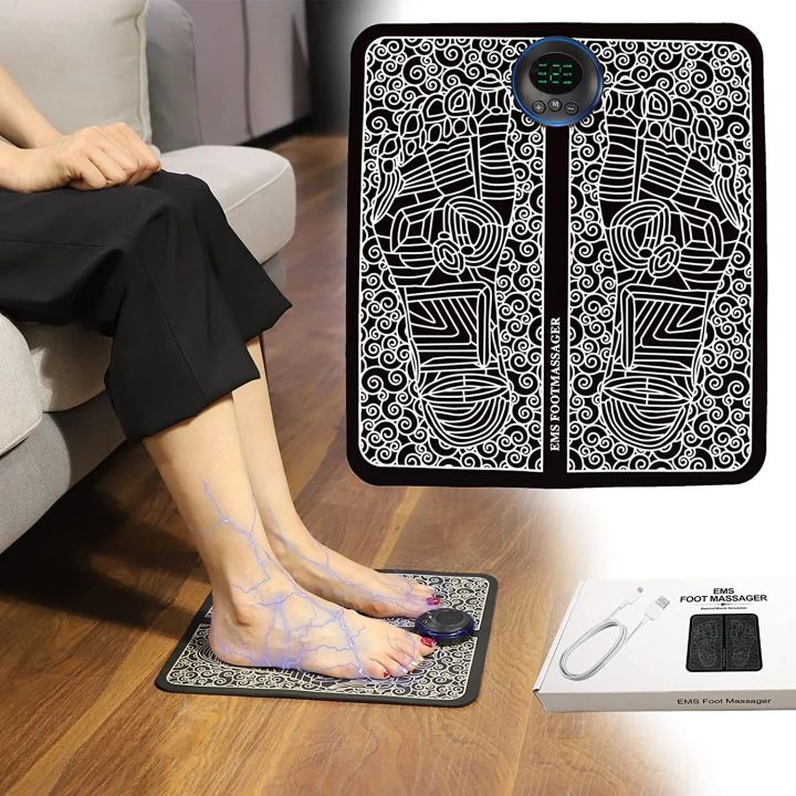EMS Foot Massage Mat Automatic Electric Physiotherapy Tens | Daraz.com.bd