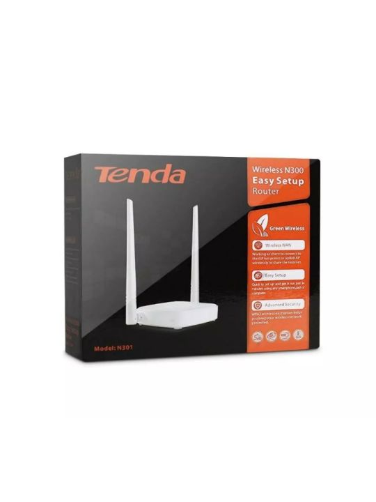 Tenda N301 Wireless N300 Easy Setup Router (2 Antenna) | Daraz.com.bd