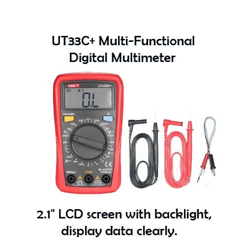 UT33C+ Multi-Functional Digital Multimeter | Daraz.com.bd
