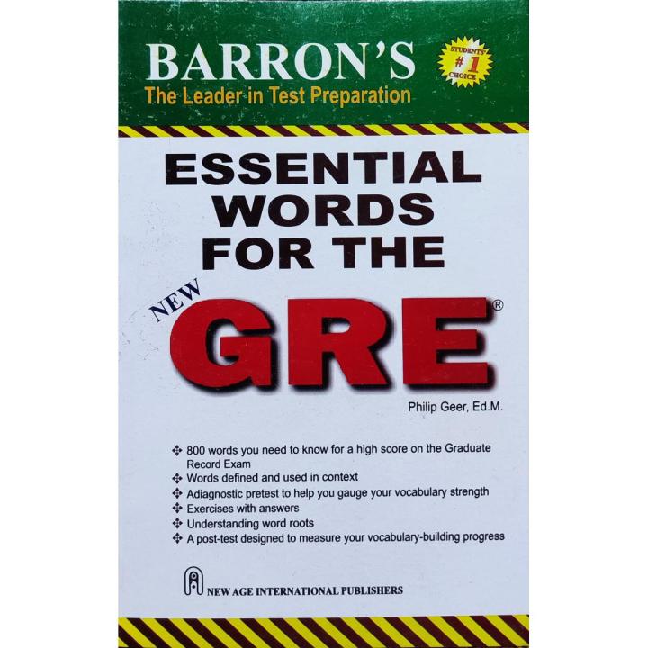 Barron`s Essential Words for the GRE new edition | Daraz.com.bd