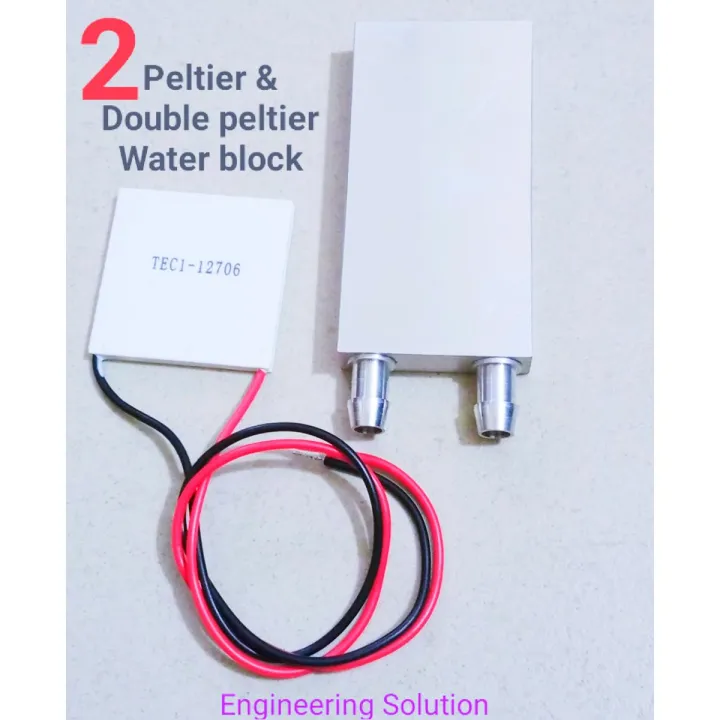 Peltier TEC1-12706 and Double Peltier Water Block | Daraz.com.bd