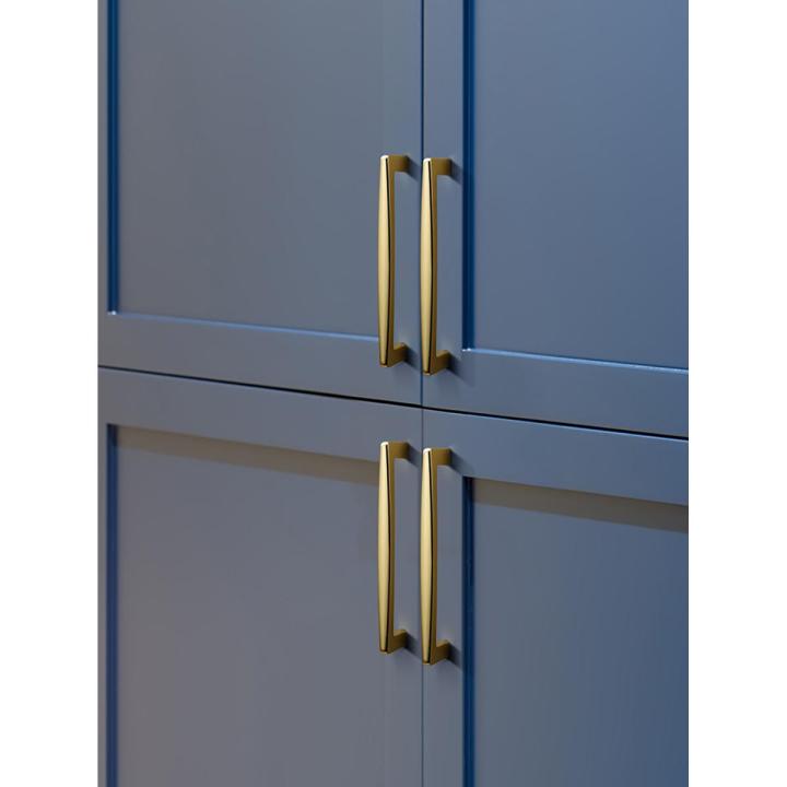 Light luxury simplicity of long door cabinets handle modern single ...