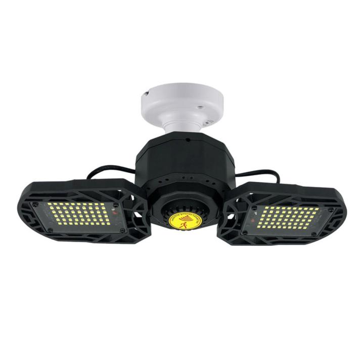 Lamps 40/60/80W Radar Sensor LED Garage Light Bulb Deformable Motion ...