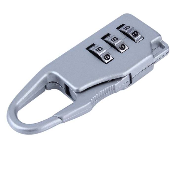 3 Digit Number Mini Pad Lock Luggage Lock Bag Lock Anti-theft for ...