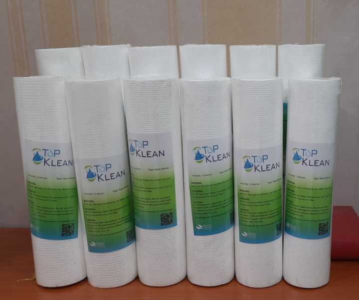 5 Micron PP SEDIMENT FILTER - 12 PCS TOP KLEAN | Daraz.com.bd