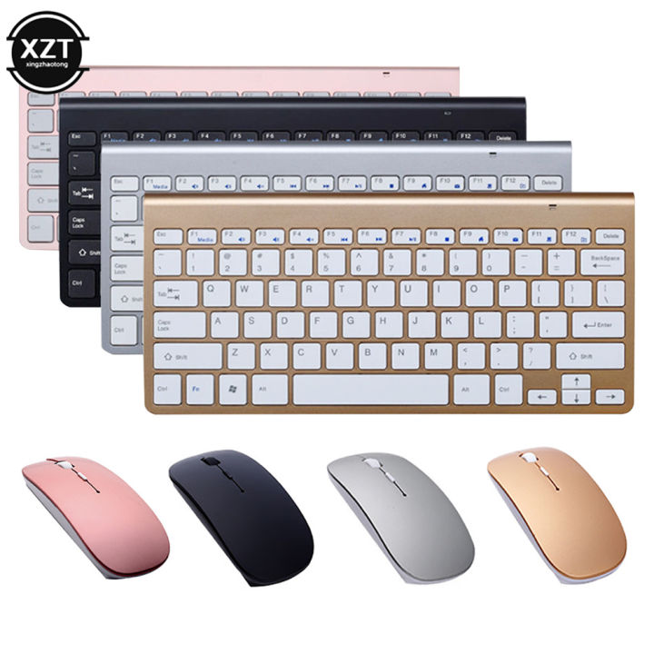 2.4G Wireless Keyboard and Mouse Protable Mini Keyboard Mouse Combo Set ...
