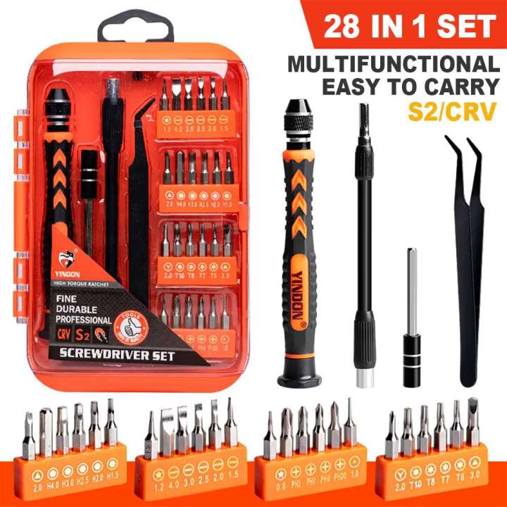 Multifunctional Precision Screwdriver Set Magnetic 28 in 1 Repair Tool ...