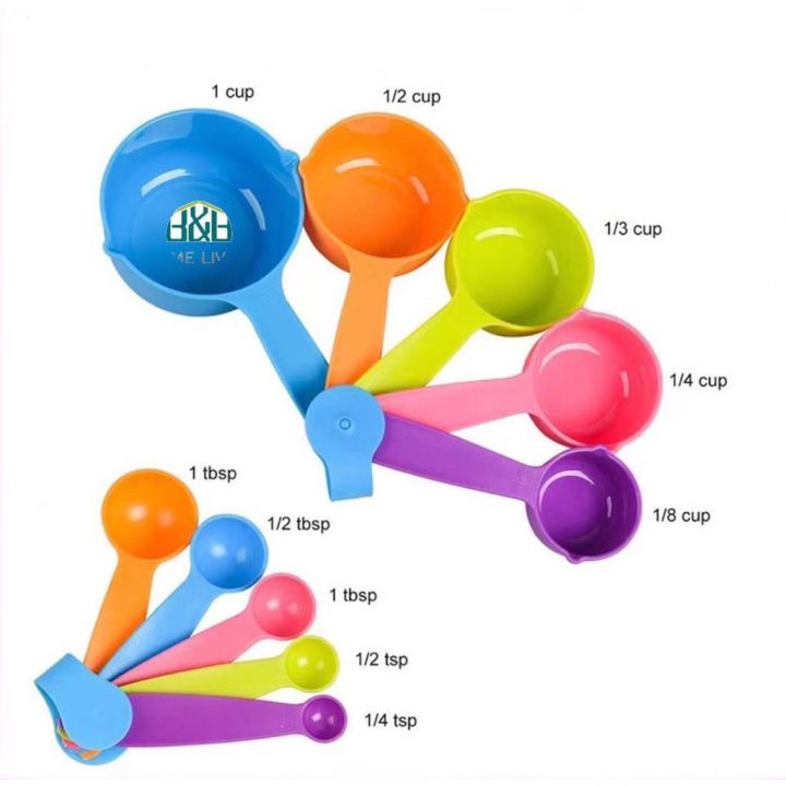 Rainbow Measurement Cup Set - Multi Color | Daraz.com.bd