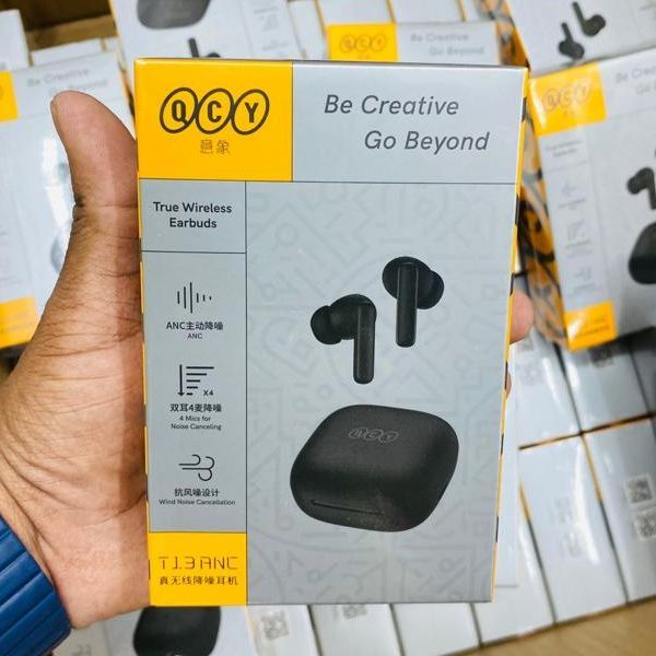 QCY T13 ANC TWS Earbuds 5.1 noise cancellation QCY T13 TWS Earbuds (New Version) | Daraz.com.bd