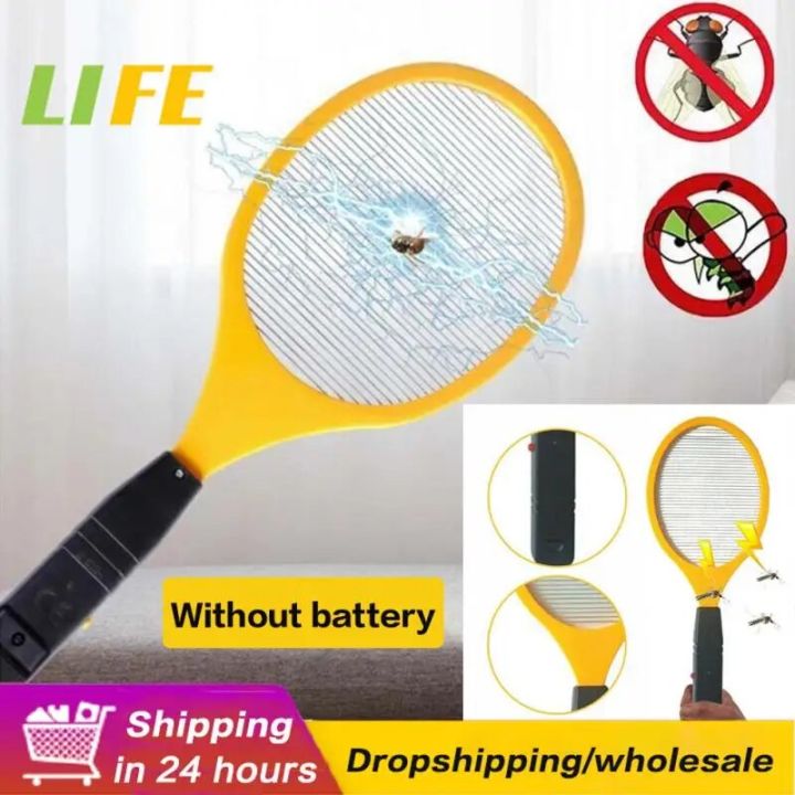 Mosquito Electric Racket Electric Handheld Bug Zapper Insect Portable ...