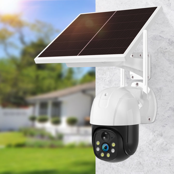 4G Sim-Supported PTZ IP Solar Camera | Daraz.com.bd