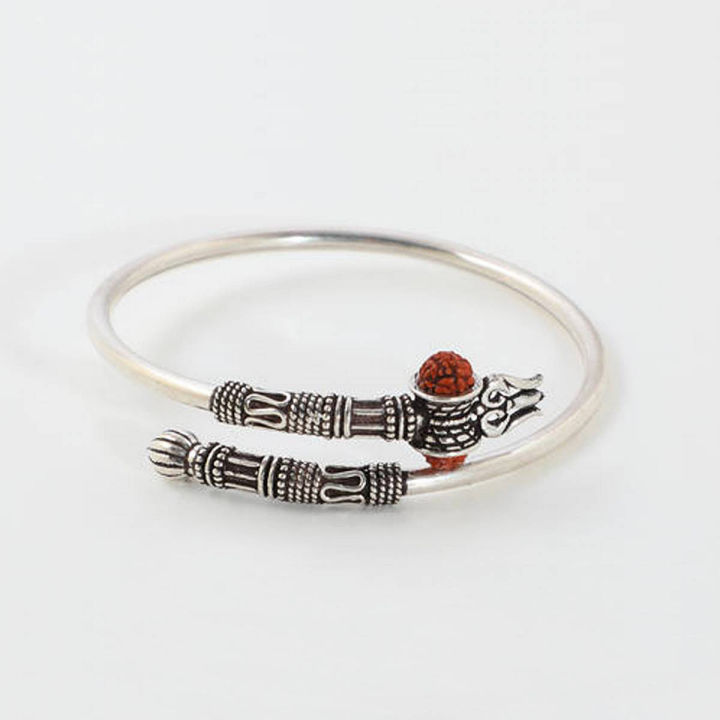 Stainless Steel Rudraksha Mahadev Bracelet for Men and Women | Daraz.com.bd