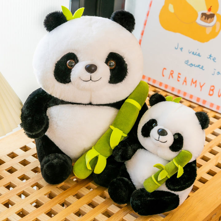 【Premium Quality】 Bamboo Tube Panda Set Plush Cute Plushies Stuffed ...