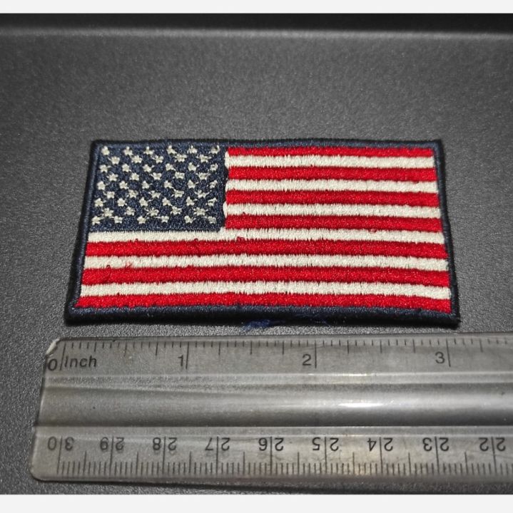 USA Country Flag Embroidered Patches for Clothes Backpacks T-Shirt ...