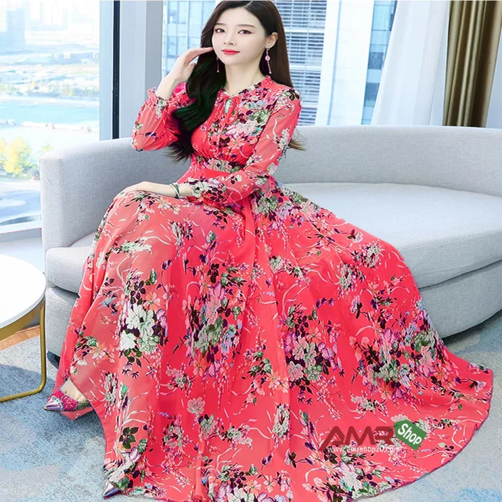 Exclusive Women's Long Kurti with 3D Digital Print Neck Design | Daraz ...