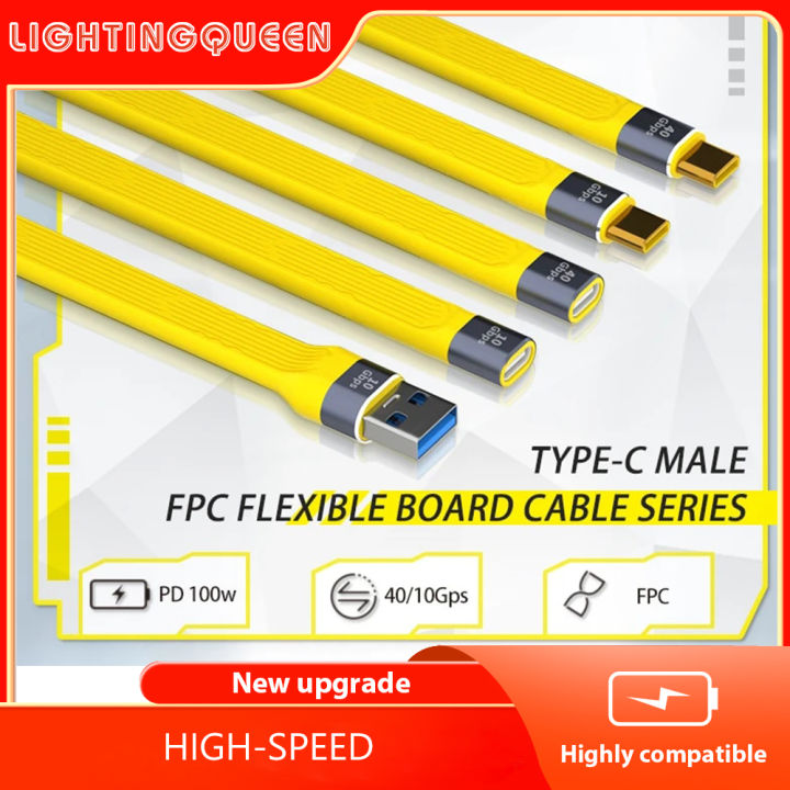 Double-head Type-C male-to-male PD fast charge to USB3.1 high-speed ...