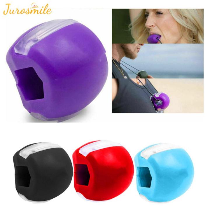 【Juro Jaw Exercise Ball Face Masseter Silica Gel JawLine Muscle ...